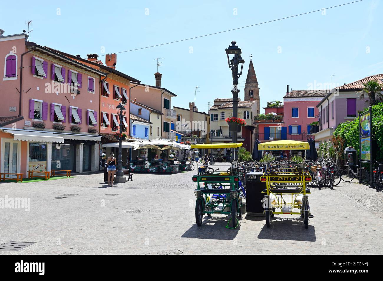 Caorle, Italy. The old town of Caorle Stock Photo - Alamy