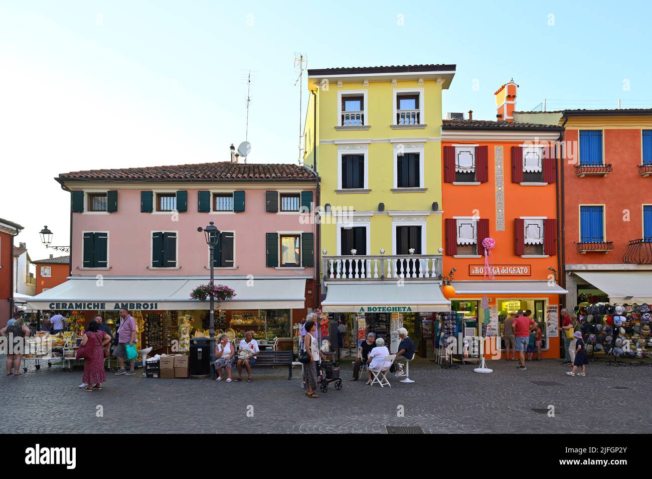 Caorle, Italy. The old town of Caorle Stock Photo - Alamy