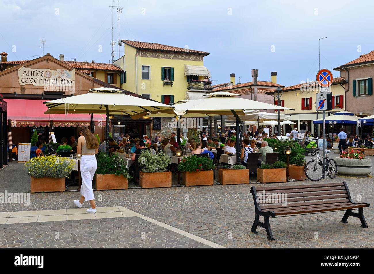 Caorle, Italy. The old town of Caorle Stock Photo - Alamy