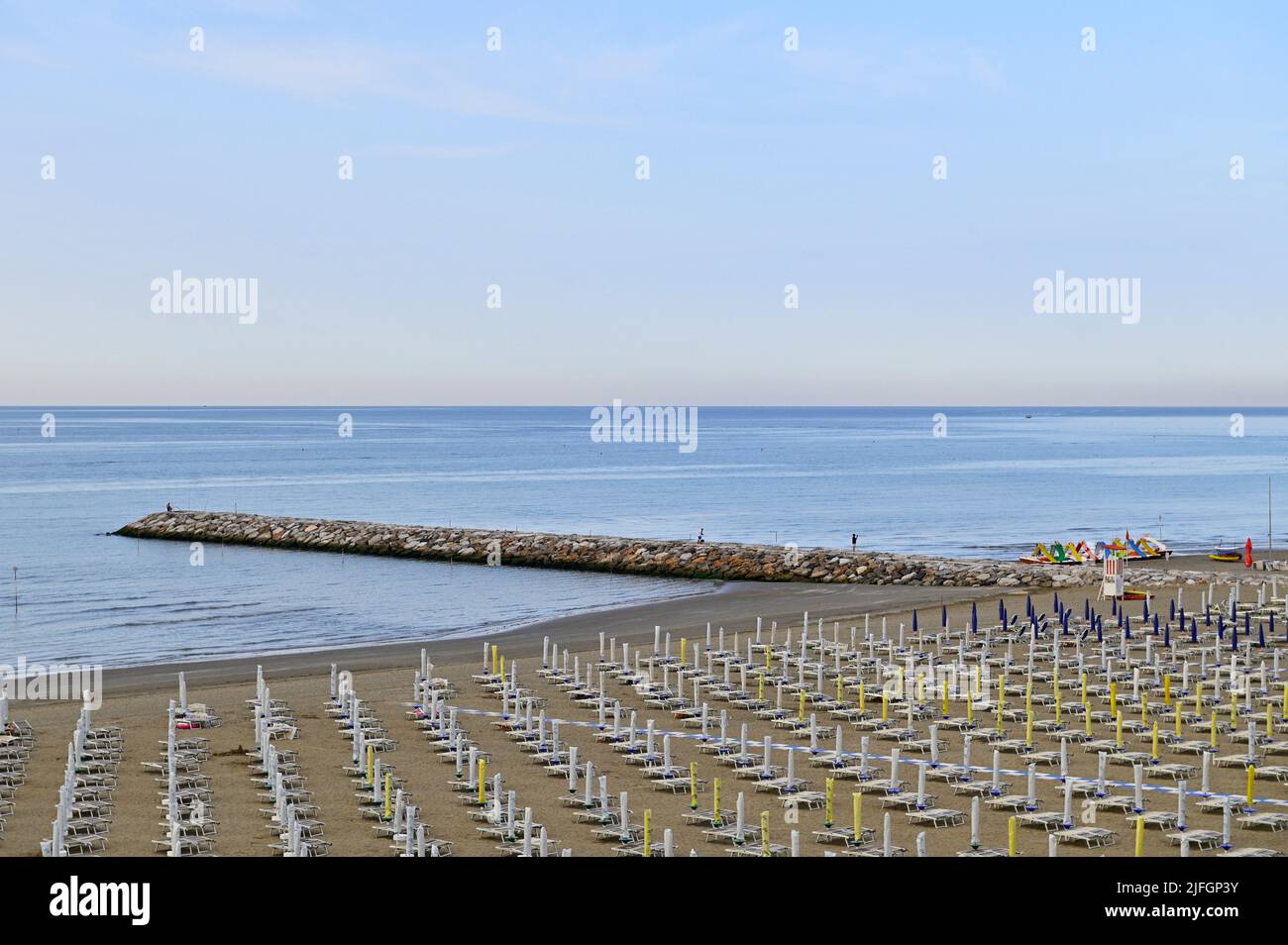 Caorle Italy. The beach of Caorle Stock Photo - Alamy
