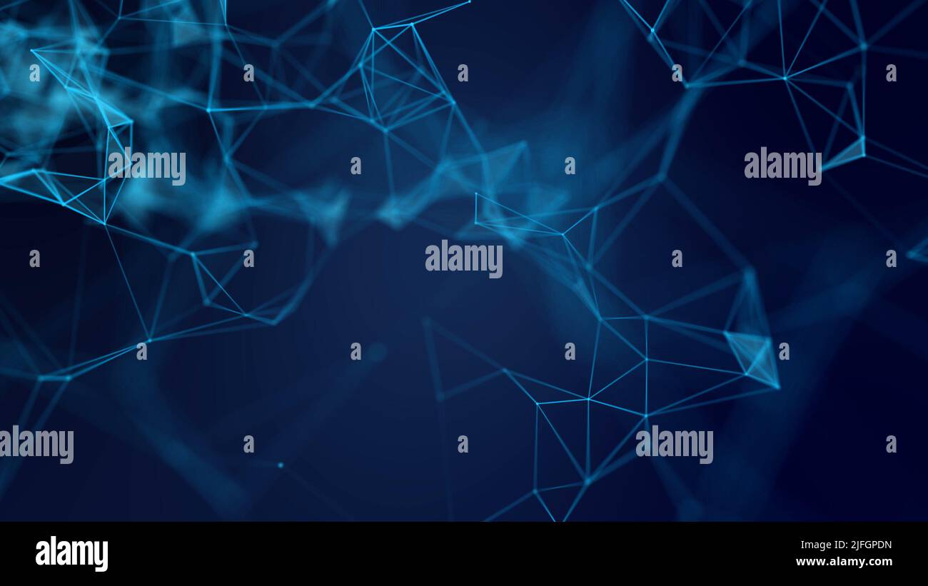 Abstract Network Background Seamless Loop 4k Global Business Network