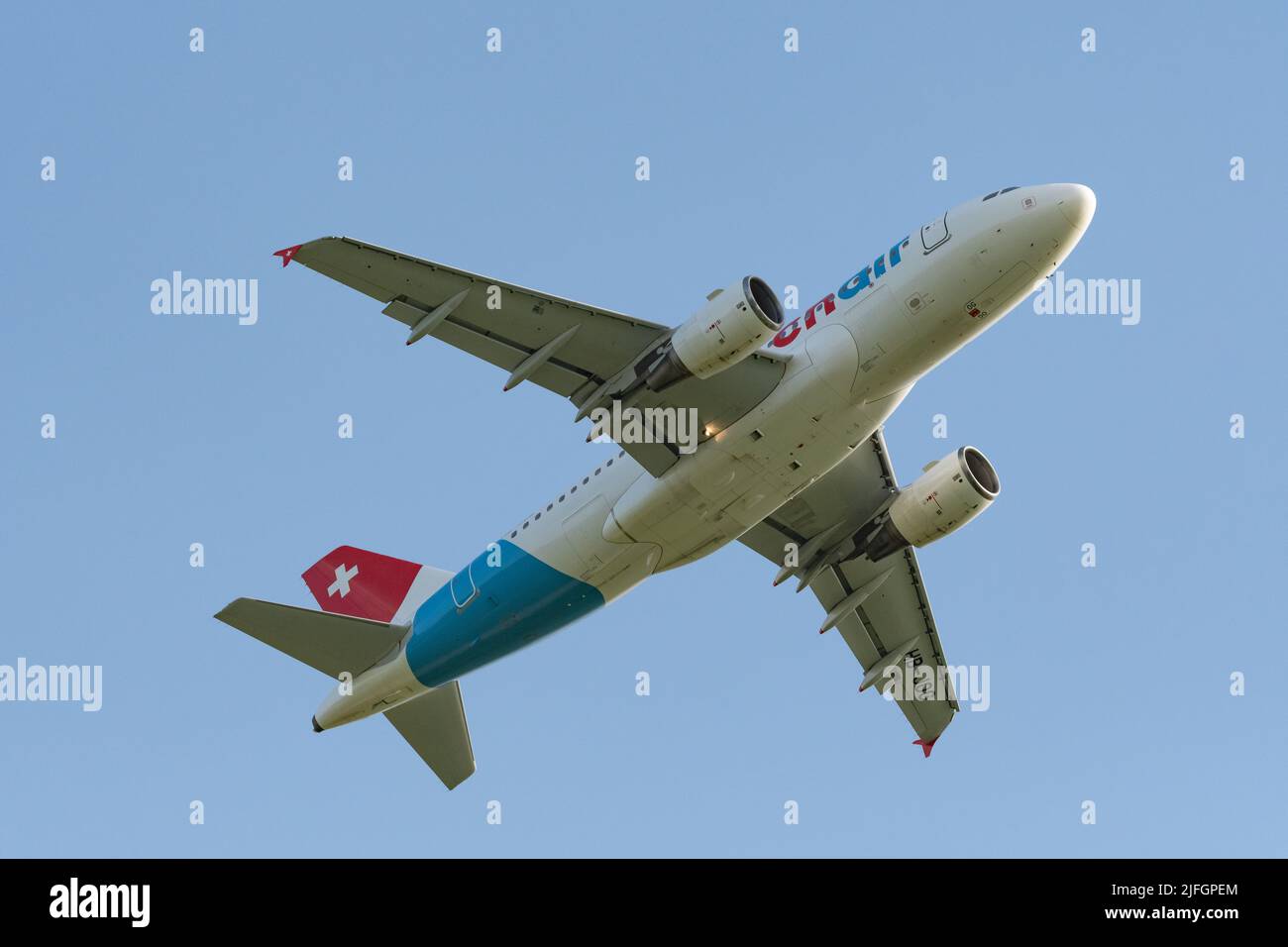 Zurich, Switzerland, May 20, 2022 Chair Airlines Airbus A319-112 ...