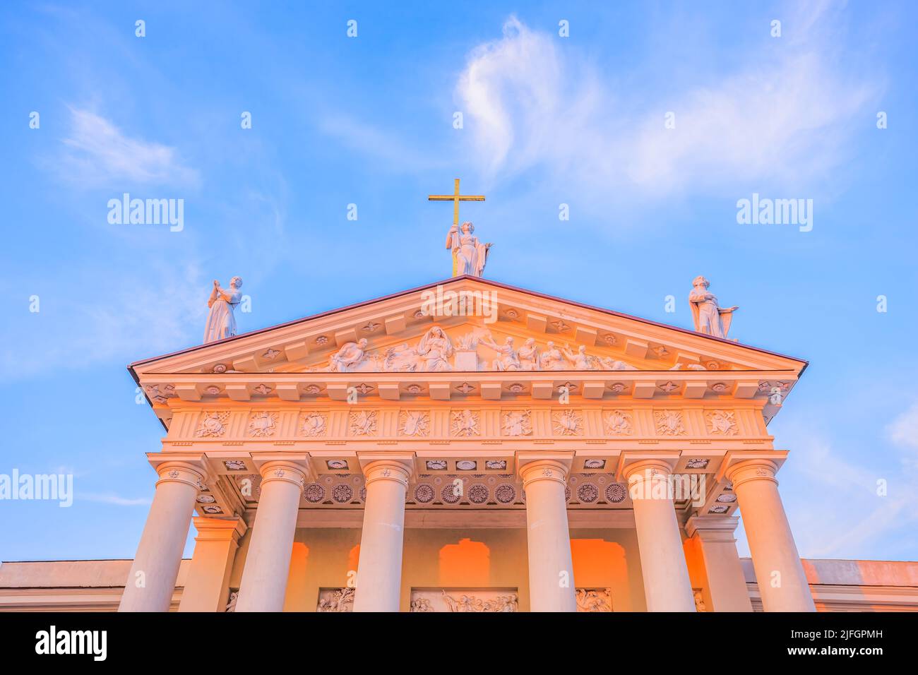 Close Up View Of Cathedral Basilica Of St. Stanislaus And St. Vladislav ...