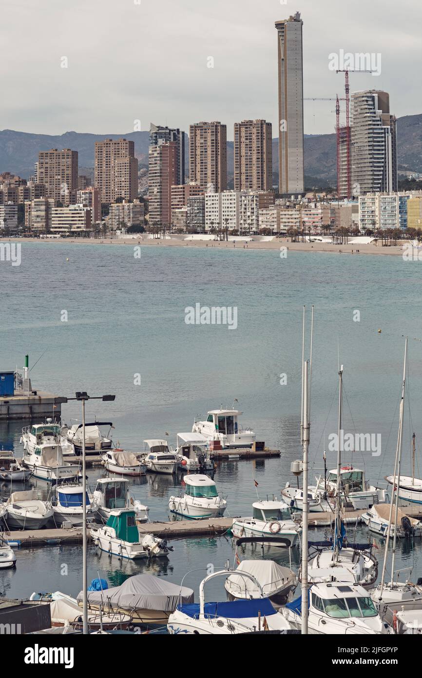 Playa poniente beach and spain hi-res stock photography and images - Alamy