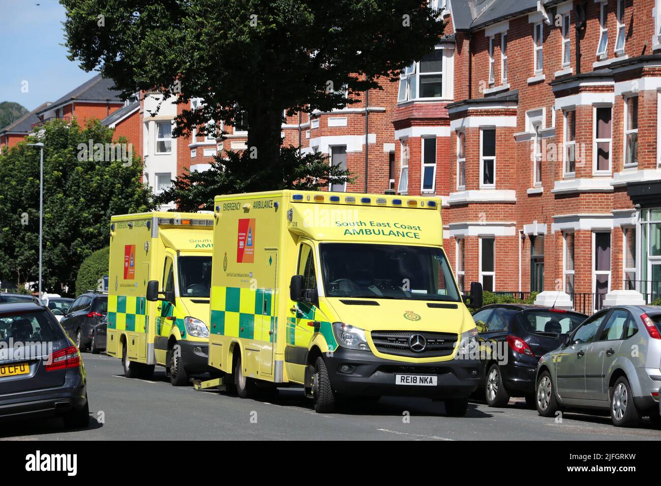 TWO SOUTH EAST COAST AMBULANCE NHS FOUNDATION TRUST SERVICE AMBULANCES ...