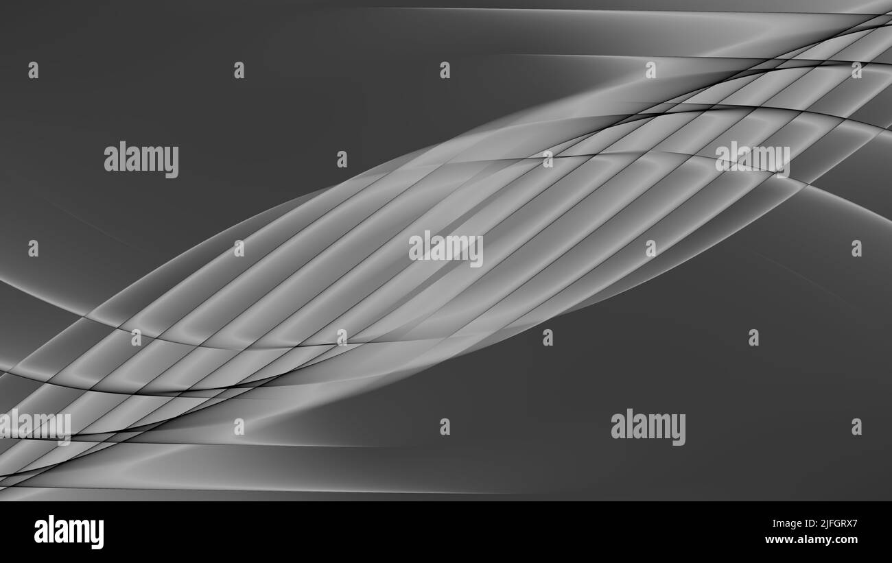 Background abstract 8K monochrome, black, white, gray ray, spiral ...