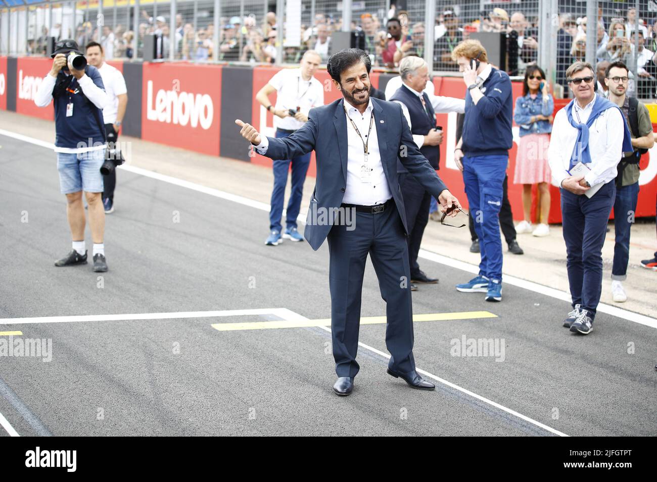 Silverstone, UK. 3rd July, 2022. BEN SULAYEM Mohammed (uae), President ...