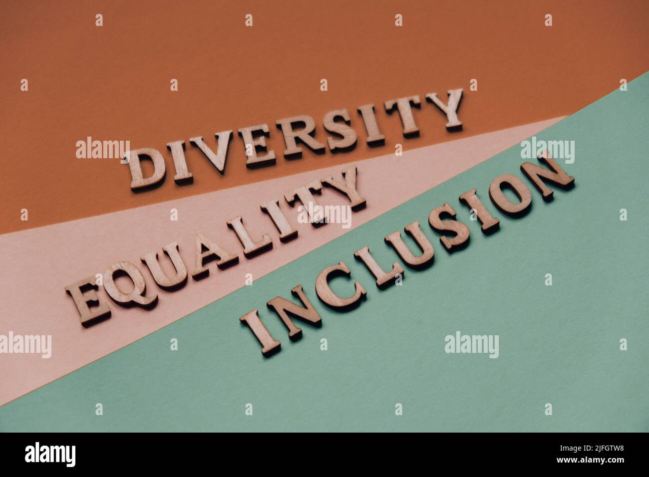 Message DIVERSITY INCLUSION EQUALITY. Motivational Words Quotes Concept ...