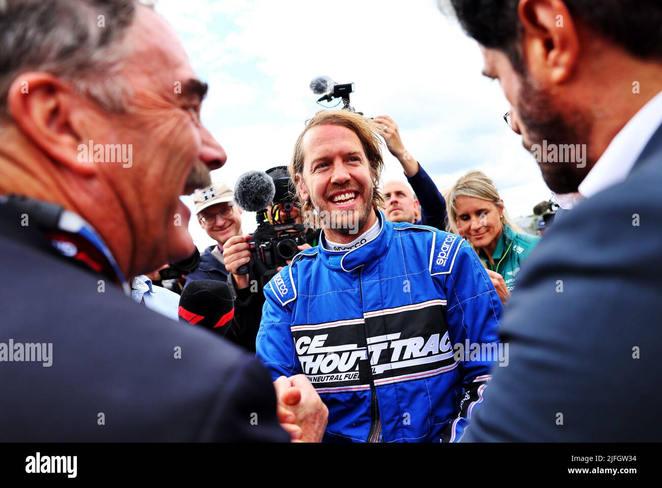 Silverstone, UK. 03rd July, 2022. Sebastian Vettel (GER) Aston Martin ...