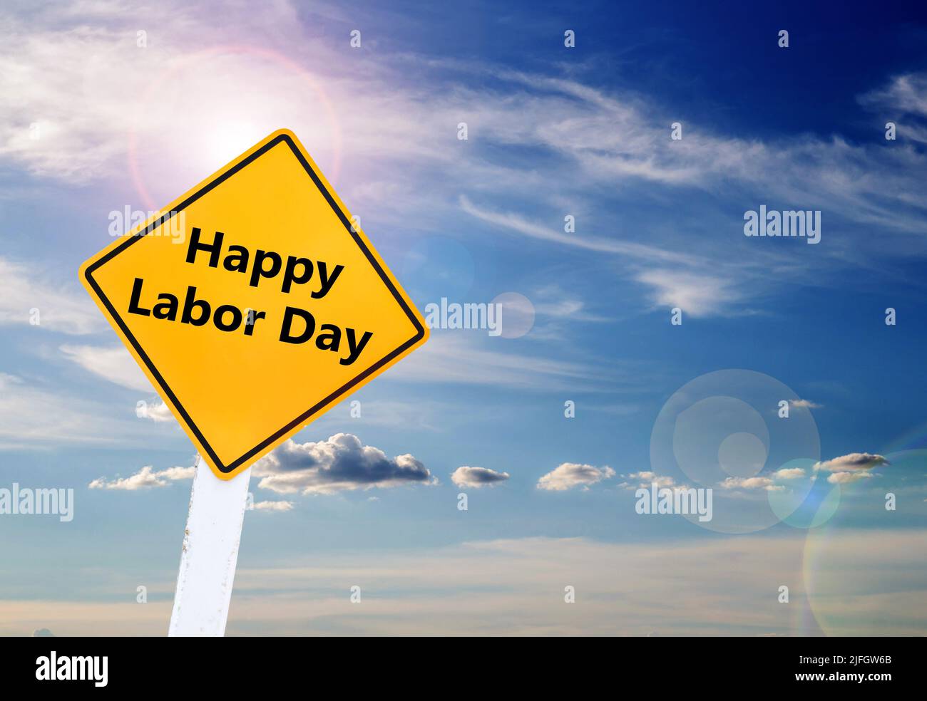 Labor Day is a federal holiday of United States America. Text for Happy ...