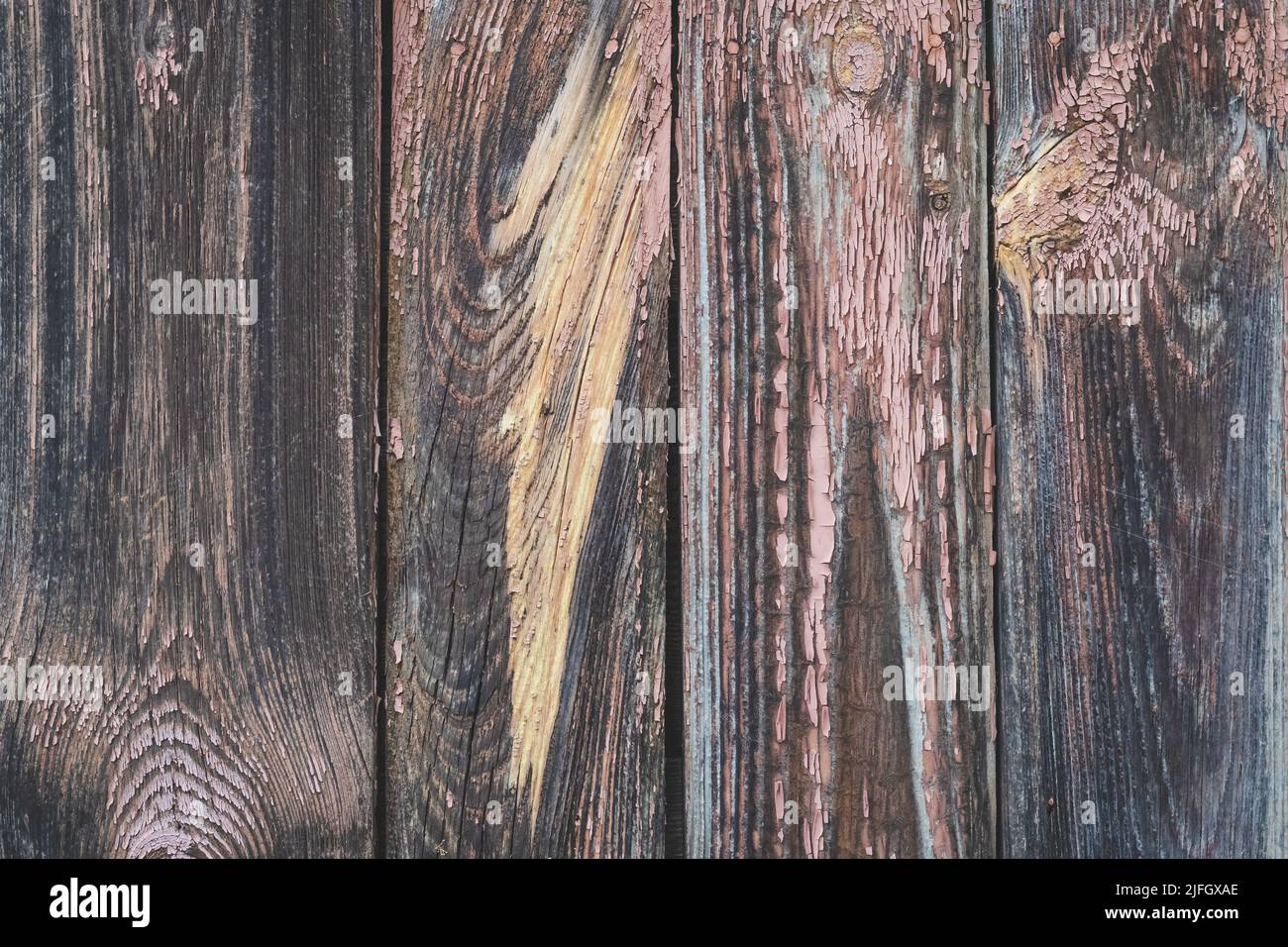Cracked old boards. Wood planks background, texture. Rough structure ...