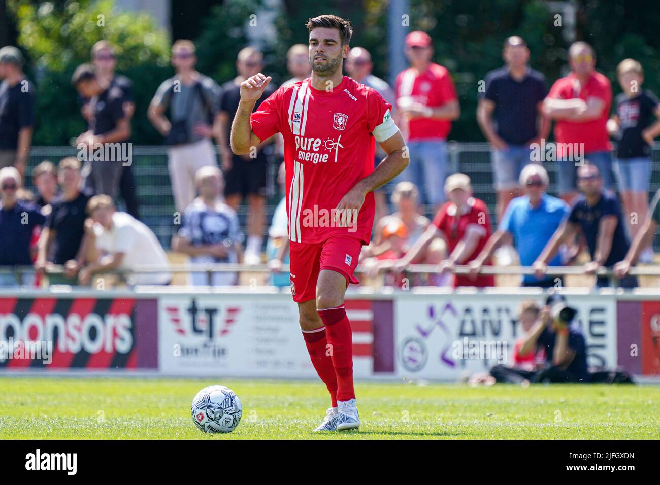 GOOR, NETHERLANDS - JULY 3: Robin Propper of FC Twente during the pre ...