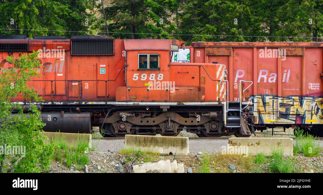 Canadian pacific engine 9777 hi-res stock photography and images - Alamy
