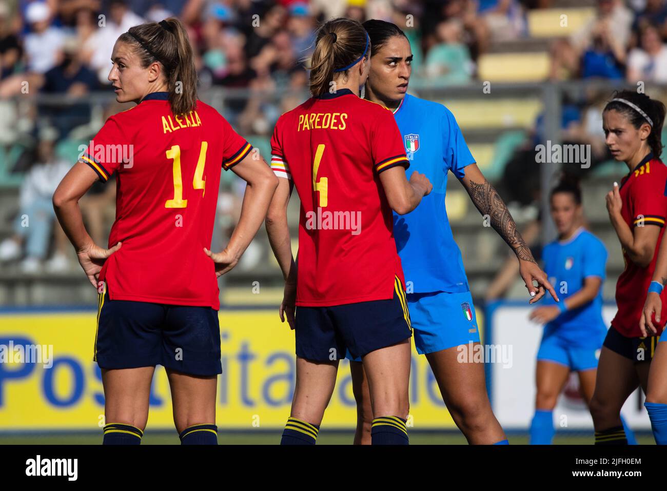 Martina Piemonte of Italy, Alexia Putellas Segura, Irene Paredes ...