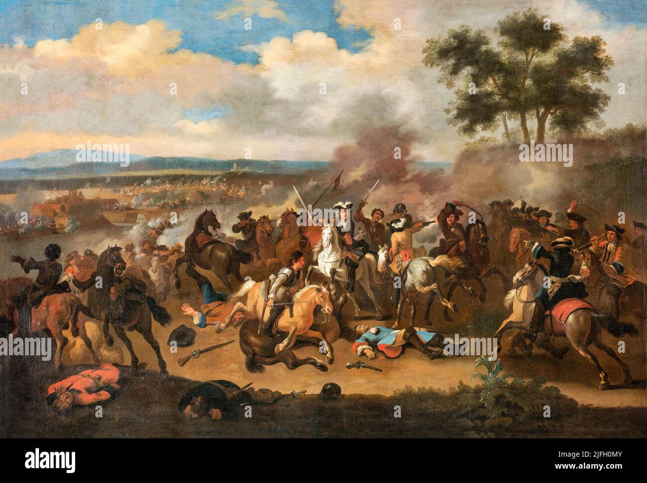 The Battle of the Boyne, by the Duch artist Jan Van Huchtenburg (1647 ...