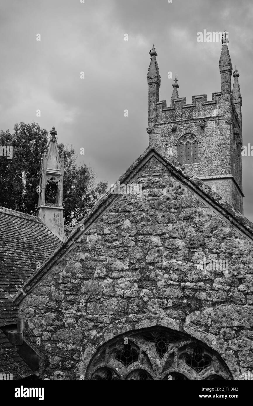 St Germoe Parish Church, Germoe, Cornwall Stock Photo - Alamy