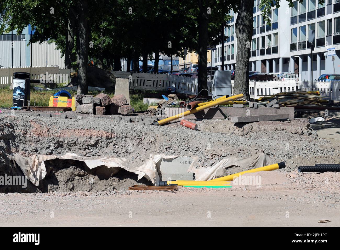 Construction site in helsinki hi-res stock photography and images - Alamy