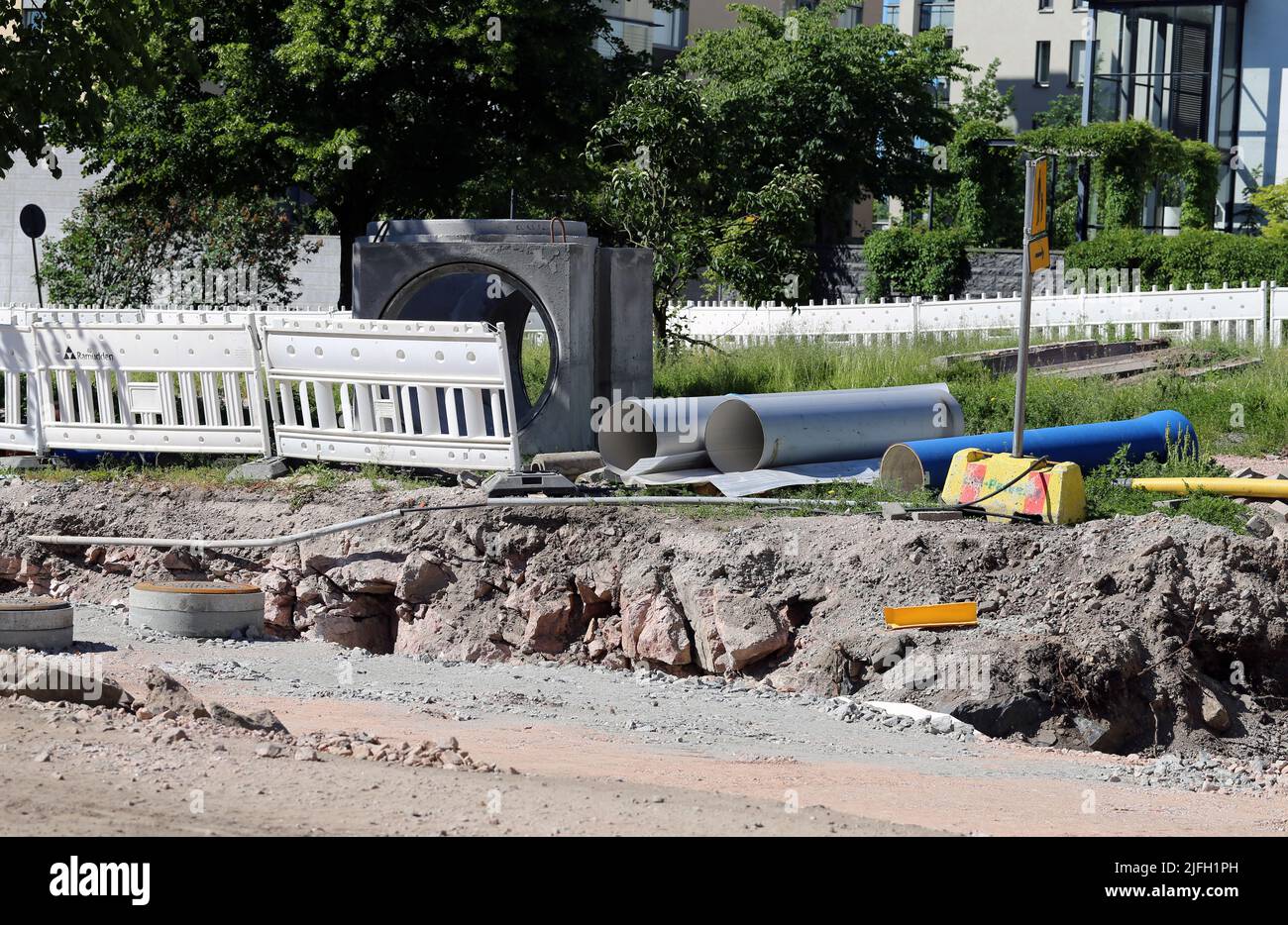 Construction site in helsinki hi-res stock photography and images - Alamy