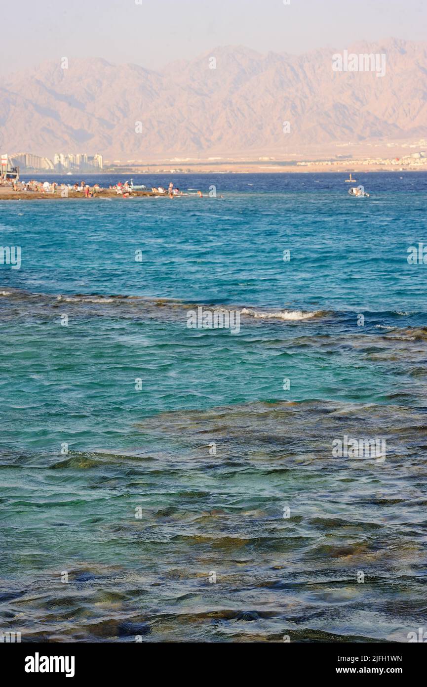 Summer holidays in Israel - Red Sea, Gulf of Eilat Stock Photo - Alamy