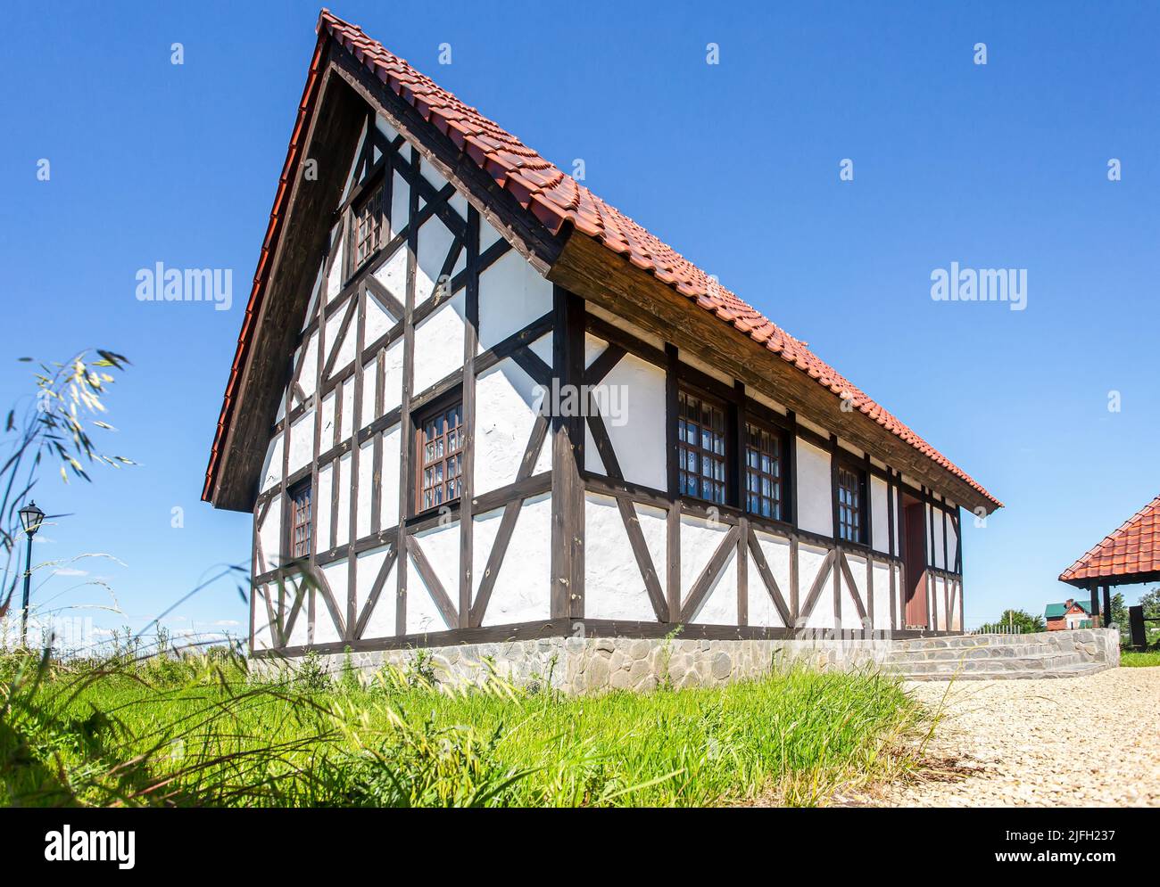 Samara, Russia - June 25, 2022: Ethnocultural complex "People's ...