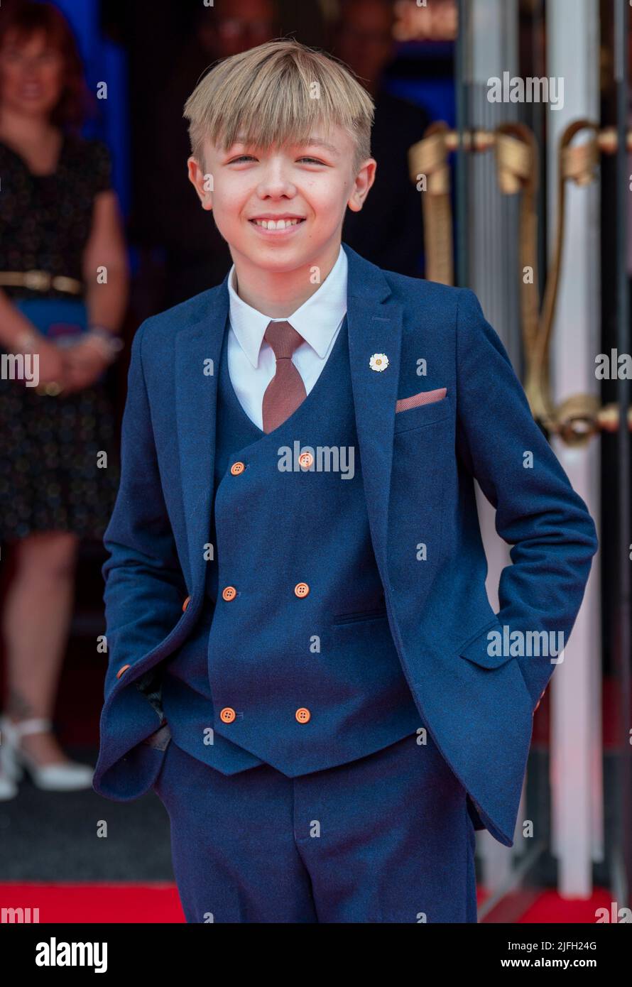 Austin Haynes attending the world premiere of The Railway Children Return at Keighley Picture ...