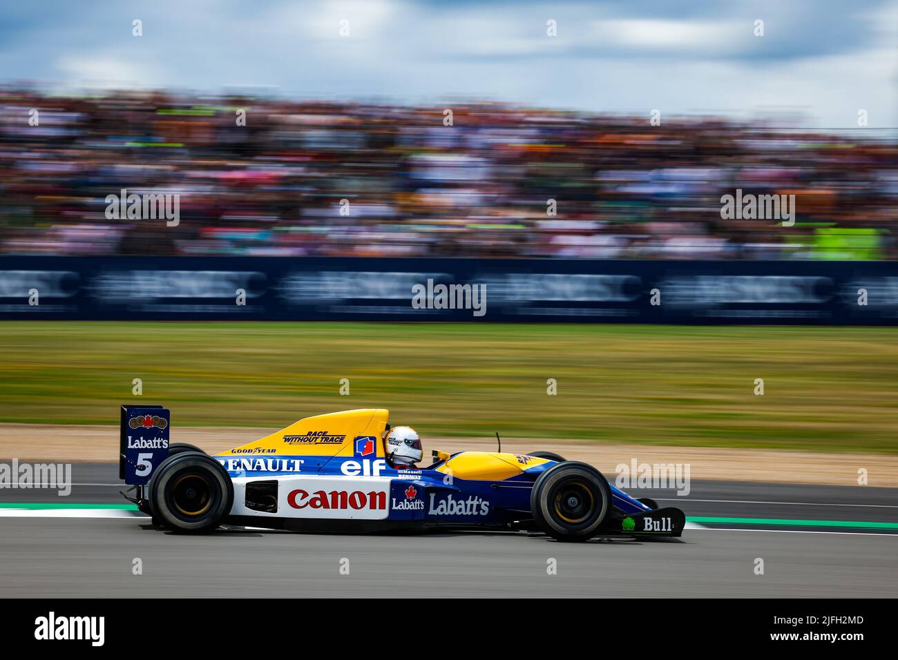 VETTEL Sebastian (ger), in action at the wheel of the 1992 Williams ...