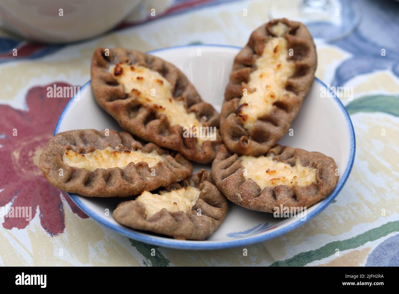 Homemade karelian pies (fin: karjalanpiirakka) - traditional Finnish ...