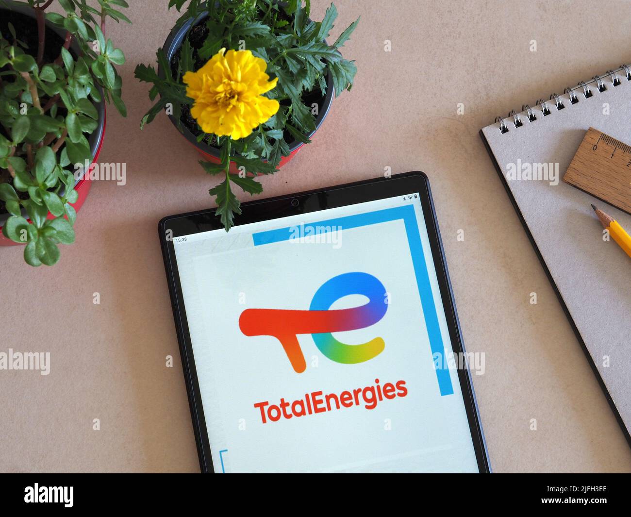 Totalenergies logo hi-res stock photography and images - Alamy