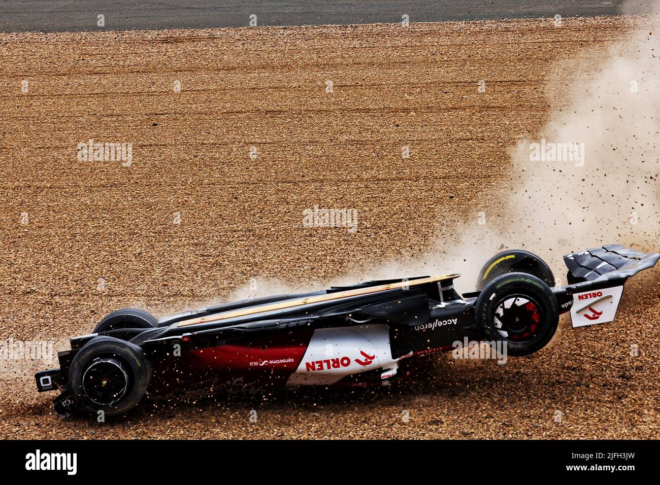 F1 crash silverstone hi-res stock photography and images - Alamy