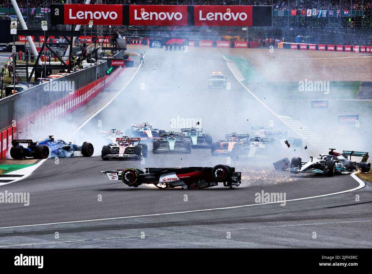 Silverstone, UK. 03rd July, 2022. Guanyu Zhou (CHN) Alfa Romeo F1 Team ...