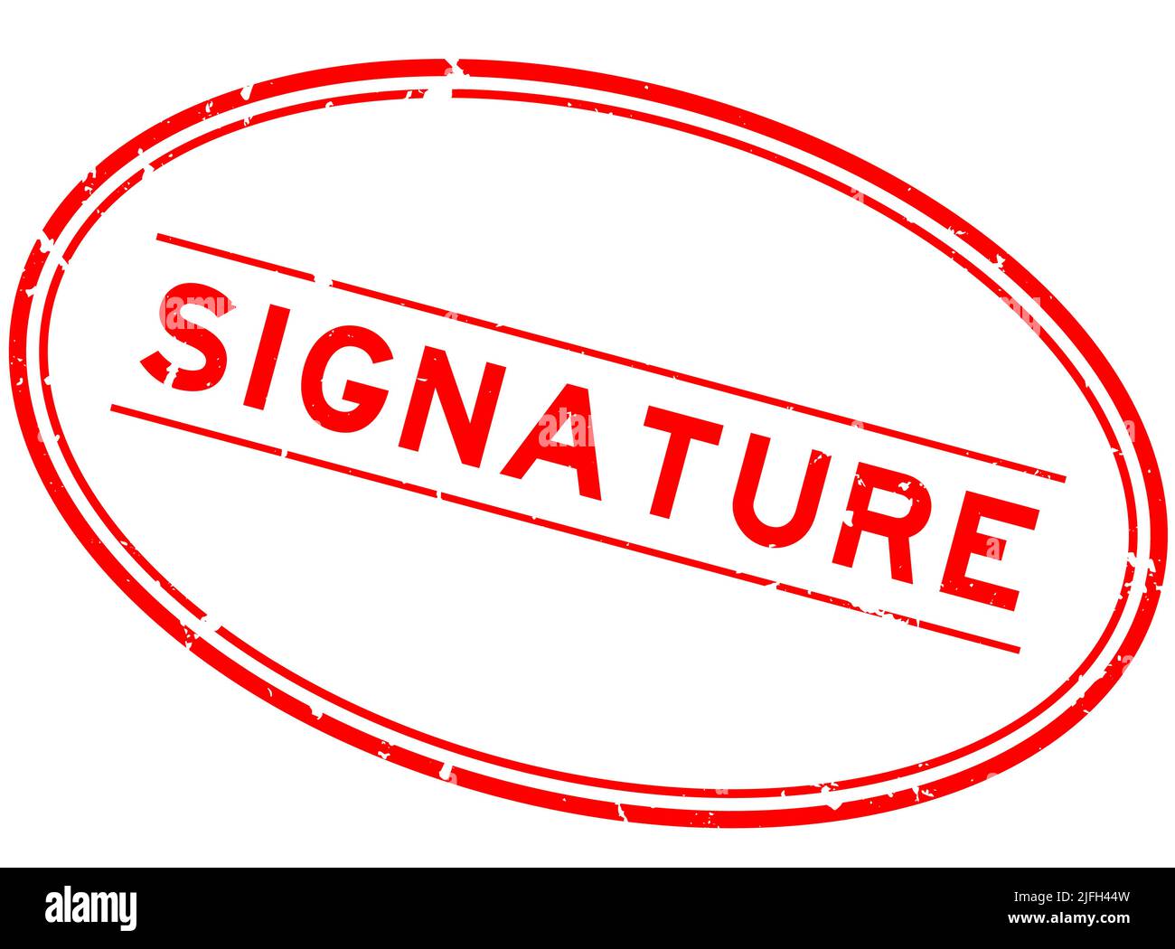 Grunge red signature word rubber seal stamp on white background Stock Vector Image & Art - Alamy