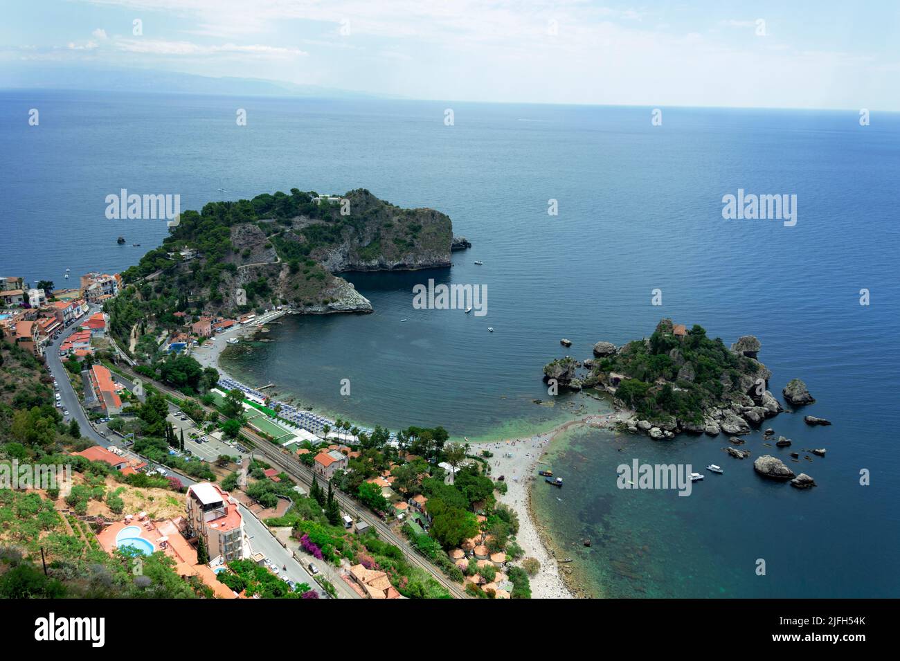 Taormina isolabella beach hi-res stock photography and images - Alamy