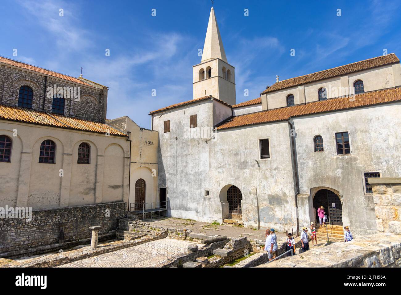 The Euphrasian Basilica Porec town, Istra, Croatia Stock Photo - Alamy