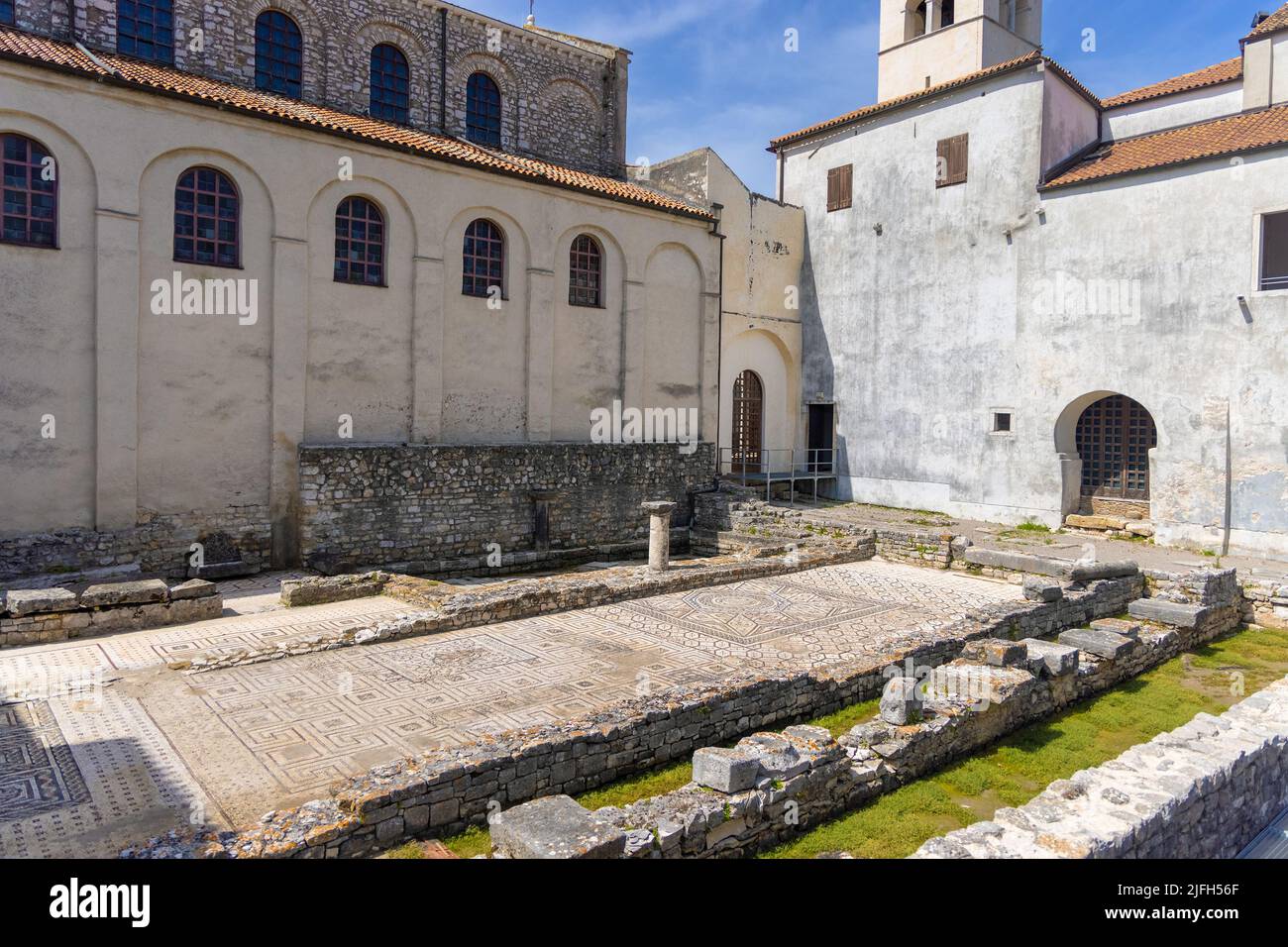 The Euphrasian Basilica Porec town, Istra, Croatia Stock Photo - Alamy