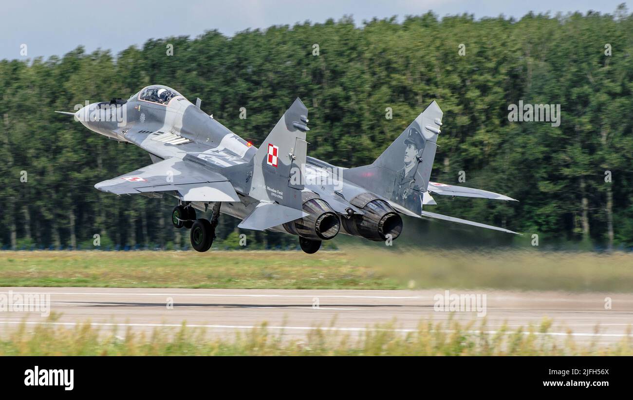 23rd Military Air Base, Mińsk Mazowiecki, Poland - August 14, 2014 ...