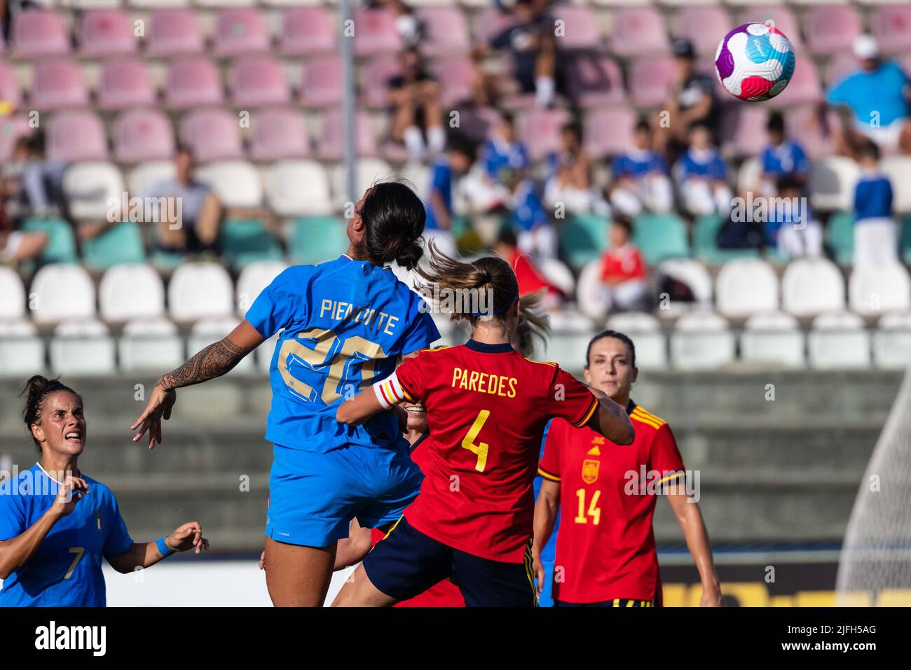 Martina Piemonte of Italy, Irene Paredes Hernandez of Spain during the ...