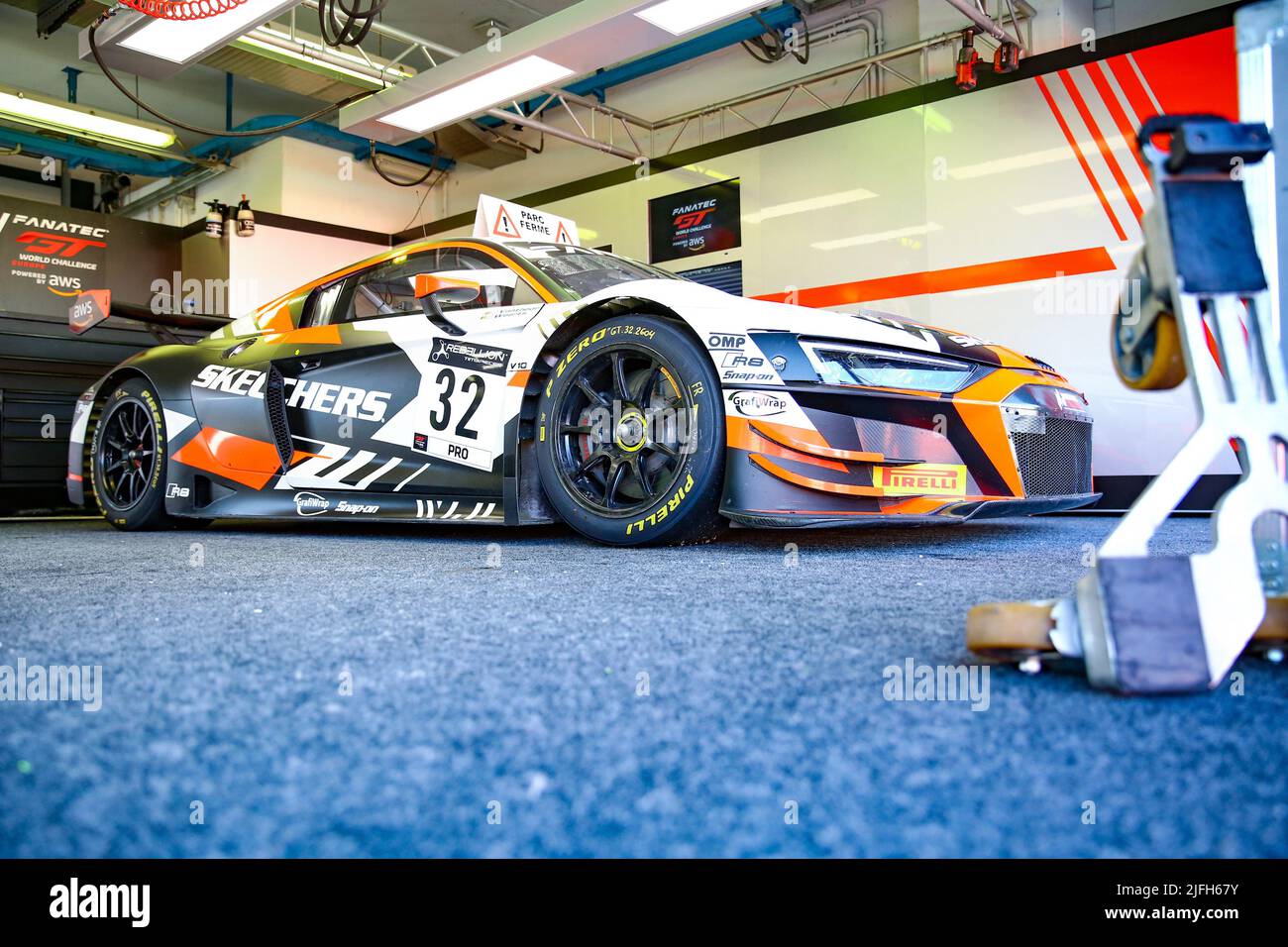 Box Team WRT Audi R8 LMS evo II GT3 Stock Photo - Alamy