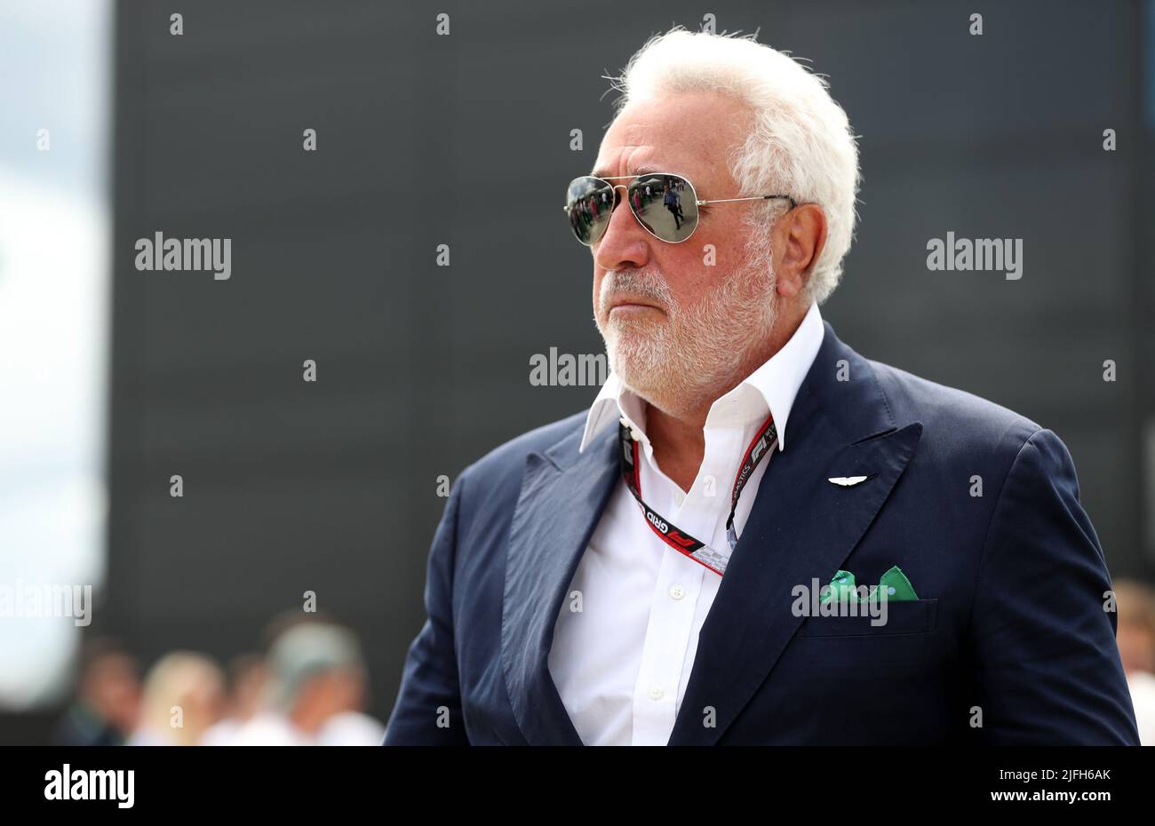 Lawrence S. Stroll attending the British Grand Prix 2022 at Silverstone ...