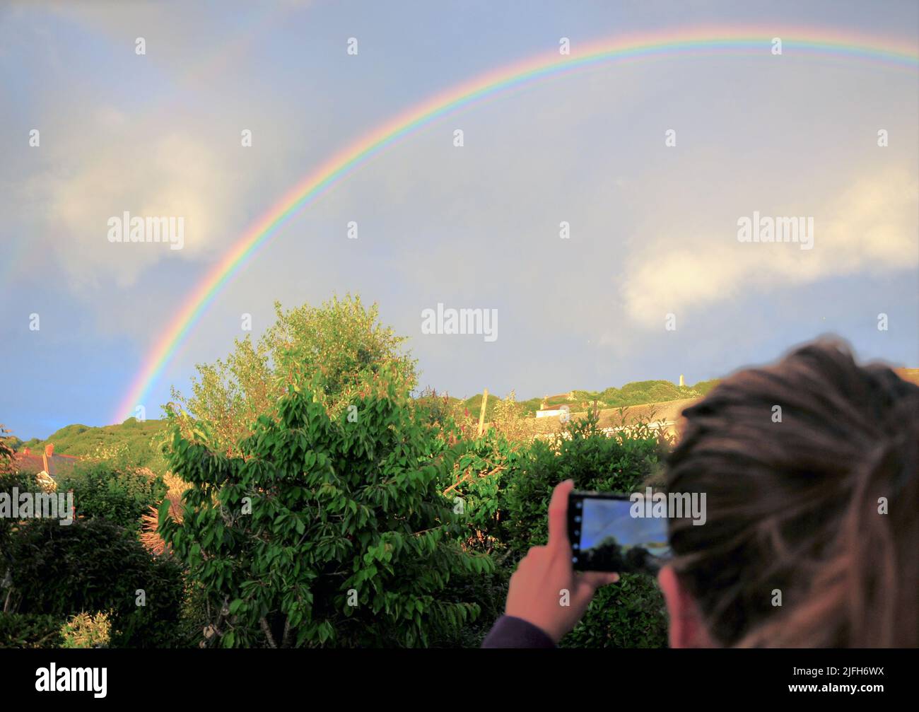Rainbow symbol of gods covenant hi-res stock photography and images - Alamy