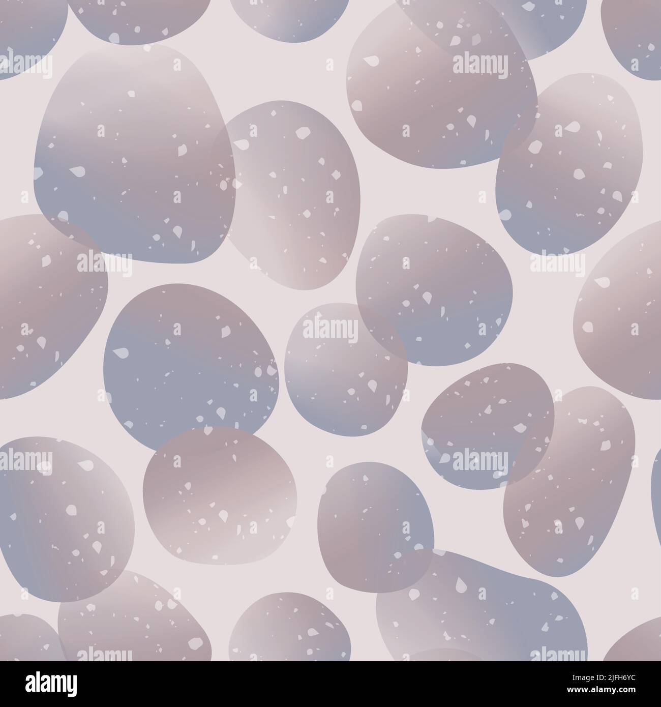 Vector Blurred Watercolor Effect Pebble Seamless Print or Fabric ...