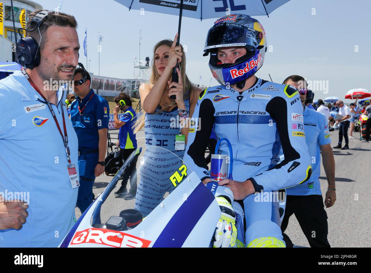Hohenstein Ernstthal, Germany. June 19th 2022. Moto2 race during Liqui ...