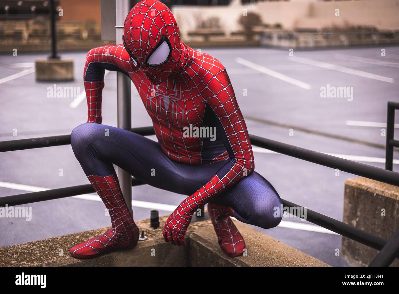 Spiderman looking at spider hi-res stock photography and images - Alamy