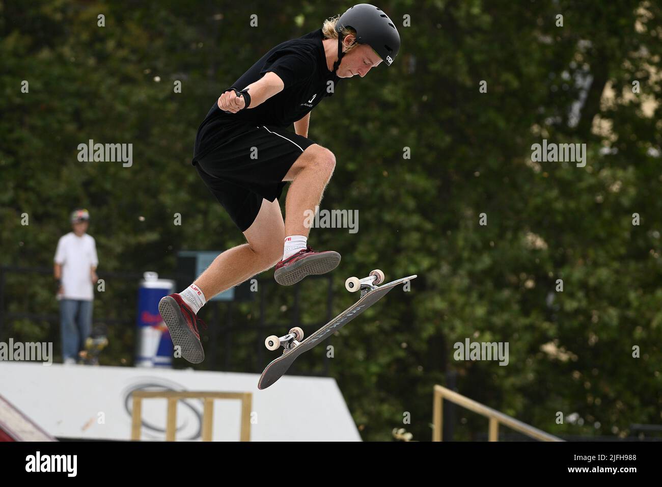 Rome, Italy, 28 Jun, 2022 athletes practice the course practice the ...