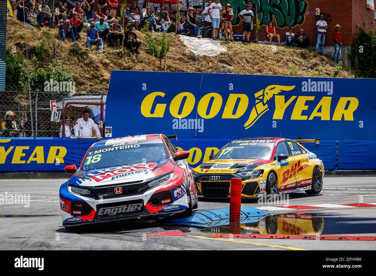 18 MONTEIRO Tiago (PRT,) Équipe LIQUI MOLY Engstler, Honda Civic Type R ...