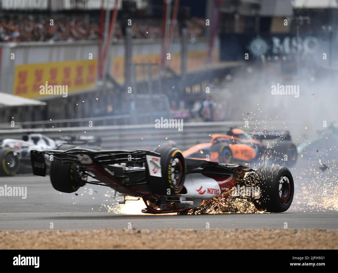 Sliding car f1 hi-res stock photography and images - Alamy