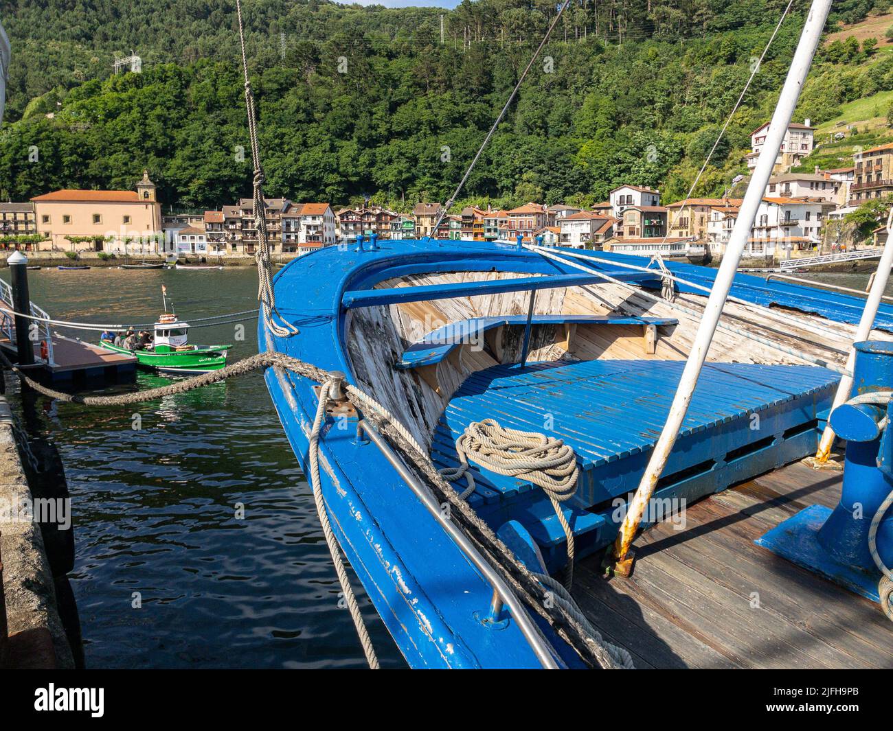 Fishing village of Pasajes de San Juan. Gipuzkoa, Basque country, Spain ...