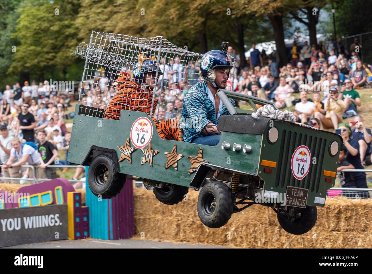 Alexandra Palace, London, UK. 3rd Jul, 2022. Weird and wacky soapbox ...