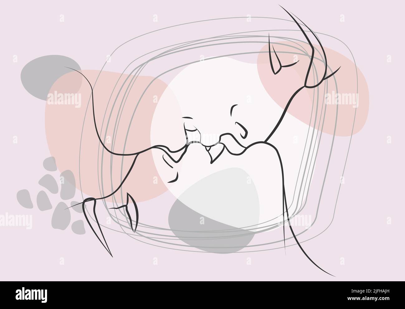 Abstract aesthetic backgrounds of landscapes. Earthy tones, pastel ...