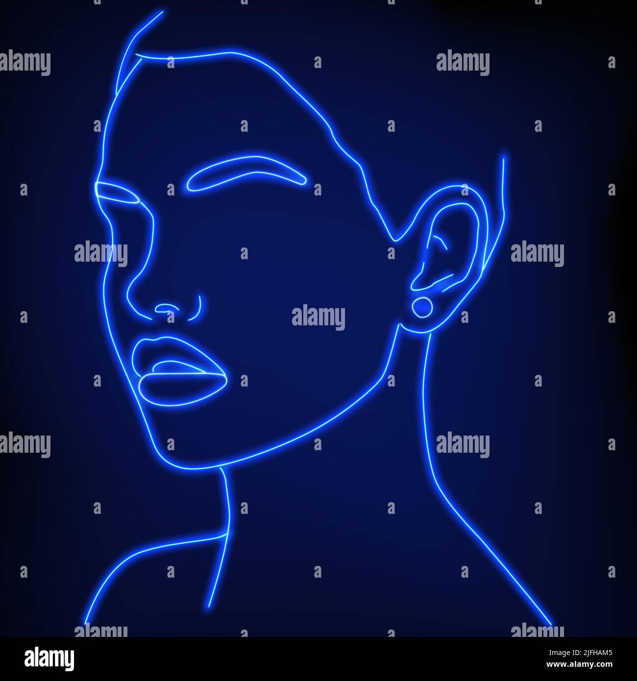 Pose for a portrait Stock Vector Images - Alamy