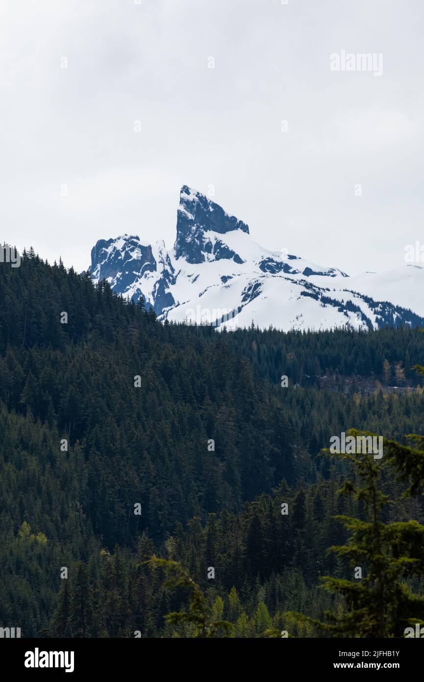 The Black Tusk, Sea to Sky Country, British Columbia, Canada Stock ...